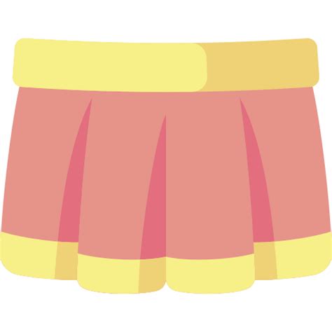 Mini Skirt Kawaii Flat Icon