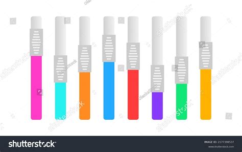 Set Vertical Scrollbars Switch Control Panel Stock Vector Royalty Free 2177398537 Shutterstock