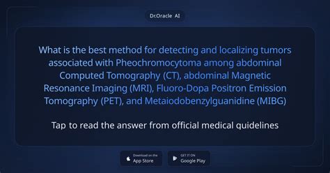 What Is The Best Method For Detecting And Localizing Tumors Associated