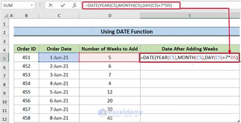 How To Add Weeks To A Date In Excel 4 Simple Methods