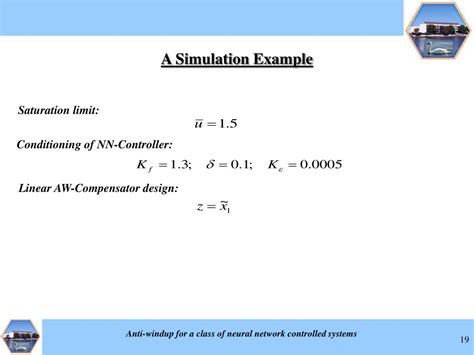 Ppt Performance Oriented Anti Windup For A Class Of Neural Network