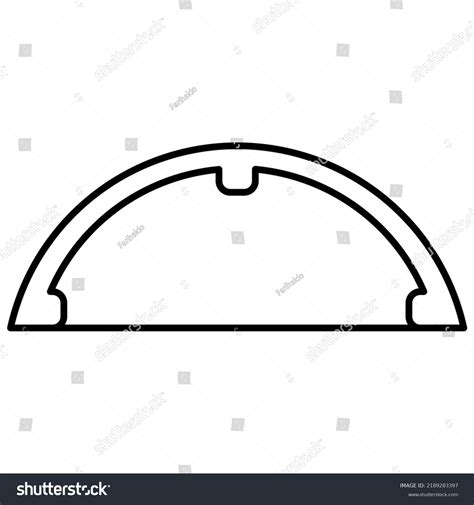 Grey Ruler Protractor Cute Outline Icon Stock Vector Royalty Free 2189283397 Shutterstock