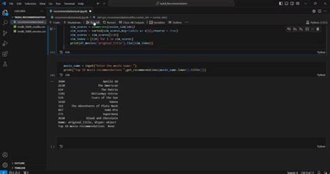 Completed A Movie Recommendation System Using Python Lakshay Madan