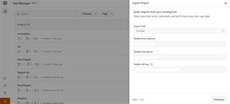One Click Migration From TestRail LambdaTest