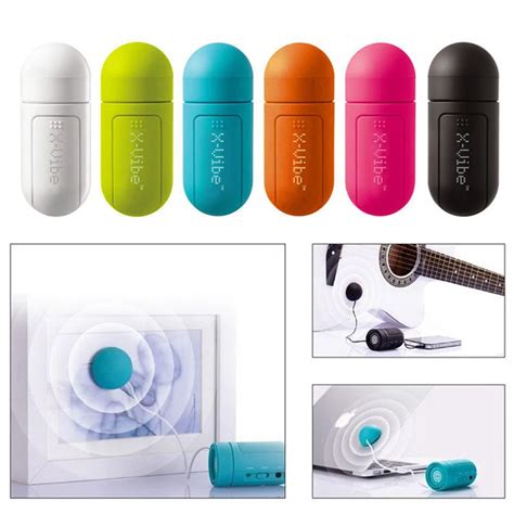 Portable Mini X Vibe Vibration Speaker Vibrating Music Resonance Speaker For Mp Phones Ipod In