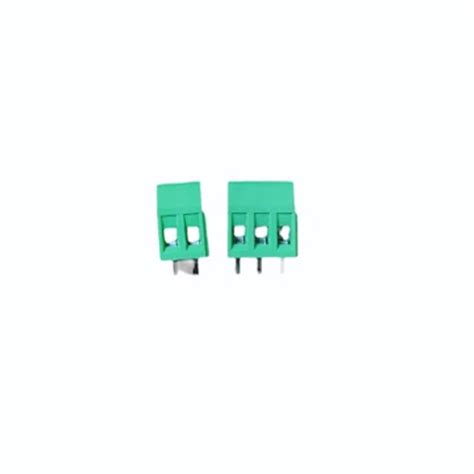 Pcb Mount Terminal Block Pvc Material Green Color Suitable For Computers And Industrial