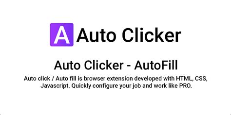 Auto Clicker AutoFill The Most Popular HTML CSS And JS Library In