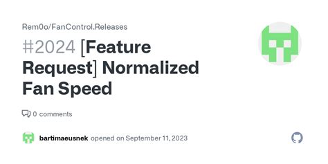 Feature Request Normalized Fan Speed · Issue 2024 · Rem0ofancontrol