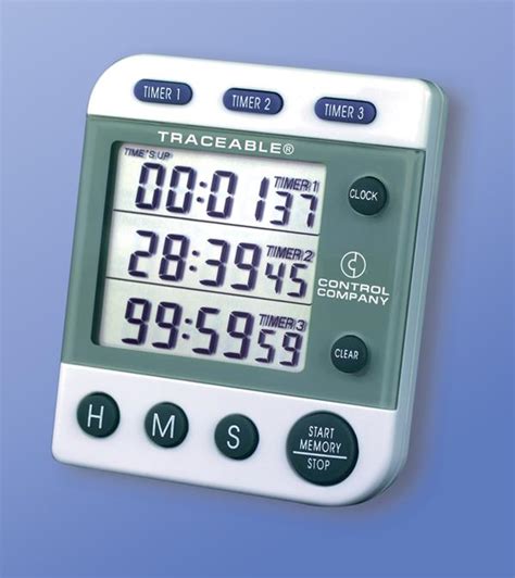 Traceable Three Line Alarm Timer Medline