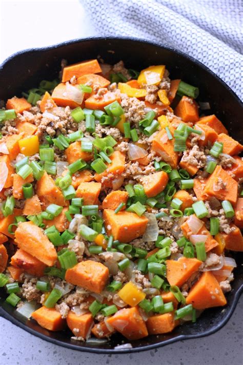 Ground Turkey Sweet Potato Skillet A Fit Moms Life