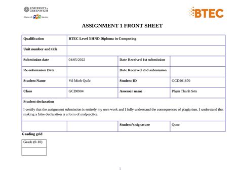 Assignment Java Programming Vo Minh Quoc Essays University Java Programming Docsity