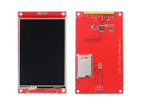Tft Lcd 35 Spi Touch Screen Com Slot Sd Usinainfo