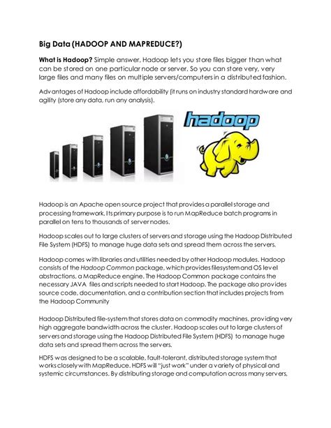 Hadoop Map Reduce Pdf