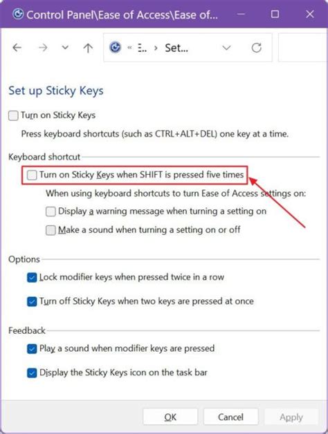How To Turn Off Sticky Keys Popup Ways To Disable Sticky Keys In Windows