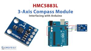 HMC5883L 3 Axis Compass Module Interfacing With Arduino