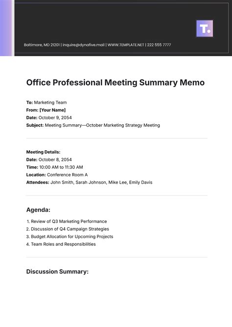 Free Board Meeting Memo Template To Edit Online