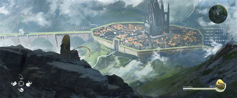 Asteroid Ill Iris Asteroid Ill Original Absurdres Highres 1girl Blonde Hair Building