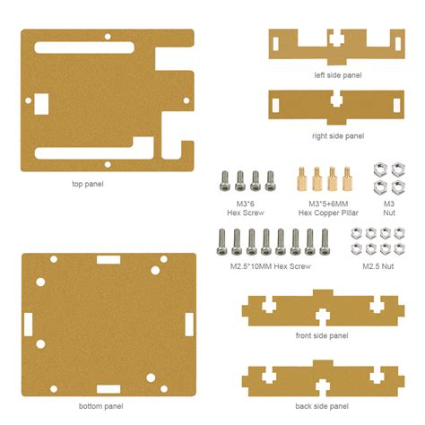 HI Q Keyestudio One Set Transparent Acrylic Box Clear Enclosure For Arduino UNO R3 Case With
