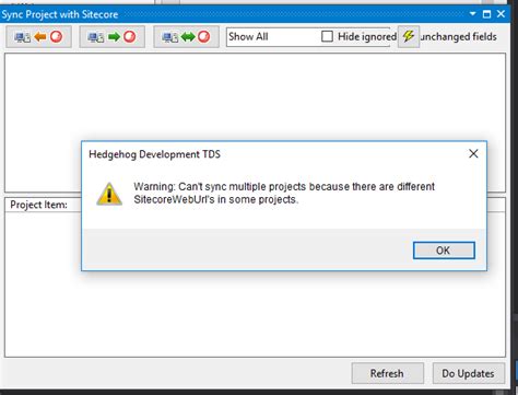 Helix Tds Classic 57 Sync All Projects With Sitecore Feature