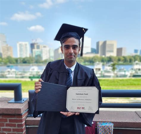 graduated from the master of business analytics program at mit sloan