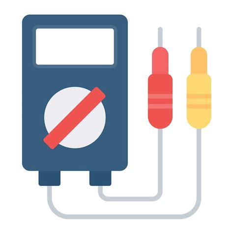 Premium Vector Voltmeter Vector Illustration Style