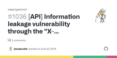 [api] information leakage vulnerability through the x powered by express header · issue 1036