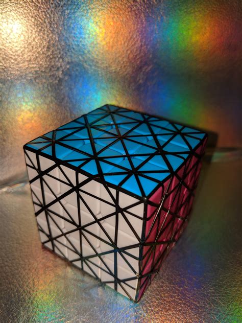 I Got Bored And Put Rubber Bands On My Cube To See What Pattern I Could Get I Actually Really