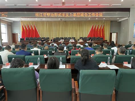 环境建设巩固年桃江部署整治形式主义为基层工作减负工作