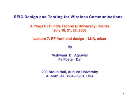 Common Emitter Amplifier Rfic Design And Testing For Wireless