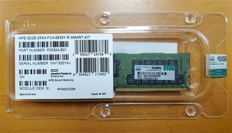 Hpe 32gb 2rx4 Pc4 2933y R Ddr4 Server Memory P06189 001 P03052 091 P00924 B21