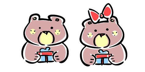 벡터 일러스트 선 손으로 그린 갈색 곰 세트 선물 무료 선물 프로모션 개념 생일 축하 및 기타 축하 디자인 인사말 카드 배너 색칠 공부 책 등에 적용 할 수 있습니다 곰에