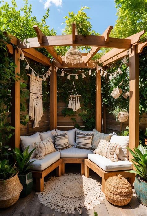 Boho Magic For Cozy Corner Pergolas And Patios How Can This
