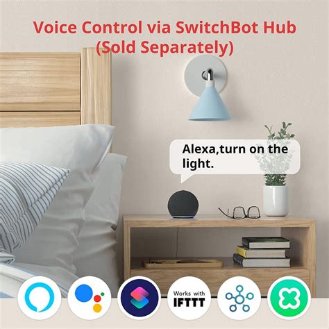 SwitchBot Smart Switch Button Pusher No Wiring Wireless App Or Timer Control Add Hub Mini S