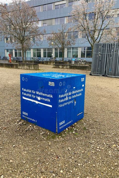Frosty Morning In Campus Of Munich Garching Technical University Editorial Stock Image Image