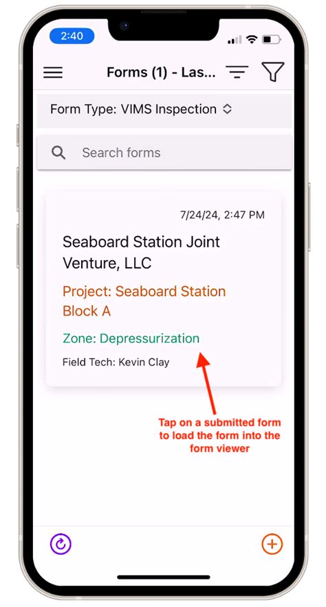 View And Share Submitted Form Pdf Xforms Mobile