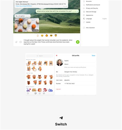 Messenger Design Concept Desktopweb Behance