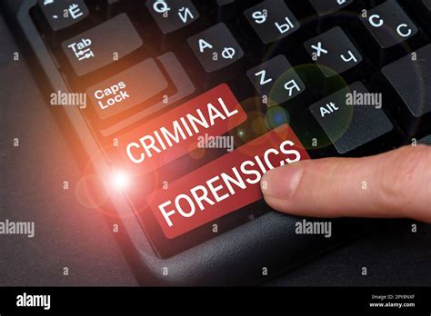 Writing Displaying Text Criminal Forensics Word For Federal Offense