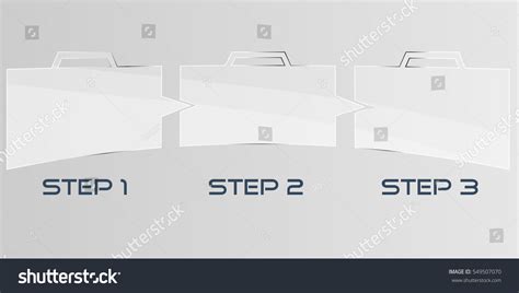 Three Steps Infographics Template Data Visualization Stock Vector Royalty Free 549507070