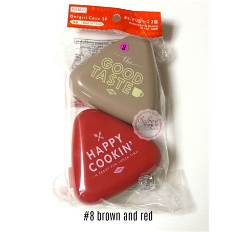 Daiso Onigiri Case Triangular Shopee Malaysia