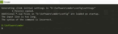 Installation Fails If Path Is Too Long · Issue 2485 · Cmderdevcmder