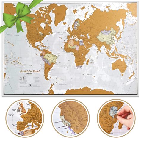 Scratch Off The World Map Kevin Butter