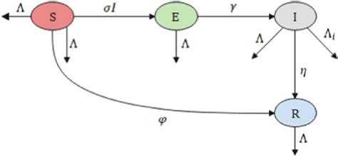 The Flow Diagram Of The Dynamic Seir Model With Optimal Control