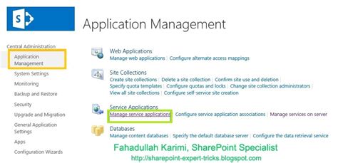 sharepoint tips and tricks configure search service application on