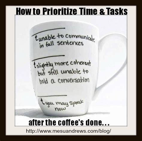 How To Prioritize My Time And Tasks Mesu Andrews
