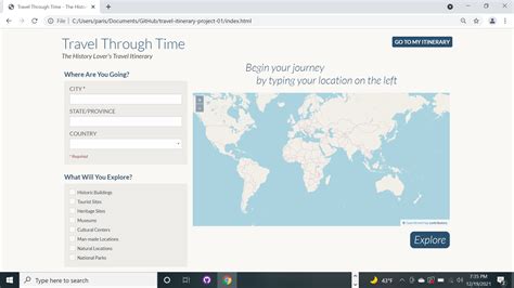 Github Parisca99 Travel Itinerary Project 01