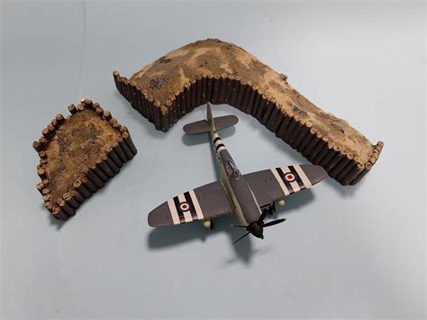 Fog Models 172 Aircraft Emplacement Fields Of Glory Models