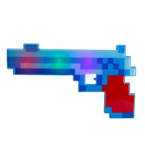 10 Led Light Up Pixel Pistol Sku 8985