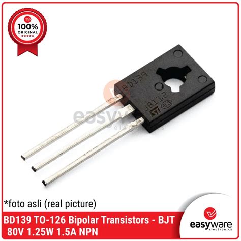 Jual Bd139 To 126 Npn Transistor Bd139 St Original Bd 139 Ori Shopee Indonesia
