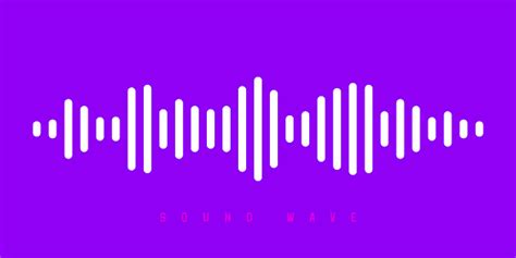 핀 또는 보라색 배경에 고립 된 이퀄라이저 소리의 파도 백색 음파 또는 음성 메시지 벡터 일러스트 레이 션 건강관리와 의술에 대한 스톡 벡터 아트 및 기타 이미지 Istock