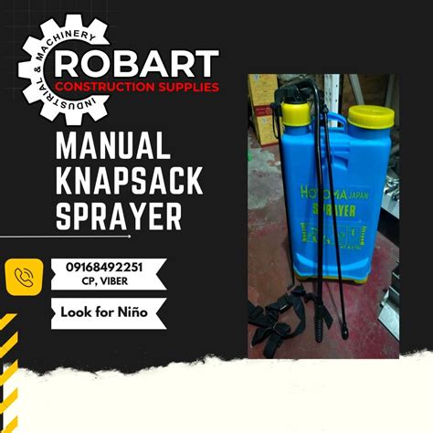 Manual Knapsack Sprayer Commercial And Industrial Construction Tools And Equipment On Carousell